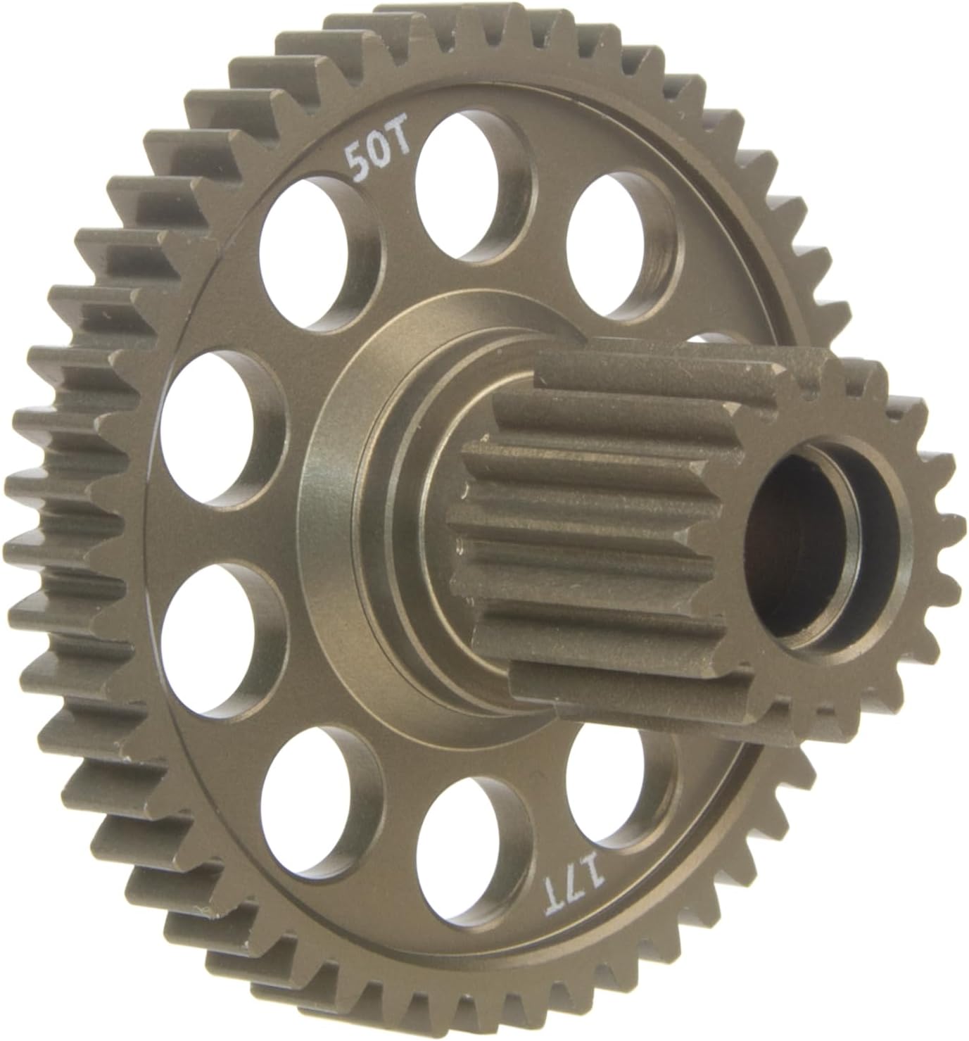 Amazon.com: HobbyMarking Aluminum Counter Gear 50T/17T for Tamiya CW-01 ...