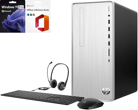 Amazon.com: HP Pavilion Desktop Computer PC, 8-Cores AMD Ryzen 7 ...