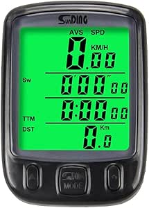563A Speedometer Cycle Digital Odometer Computer Waterproof-LCD-Wire : Amazon.co.uk: Sports ...