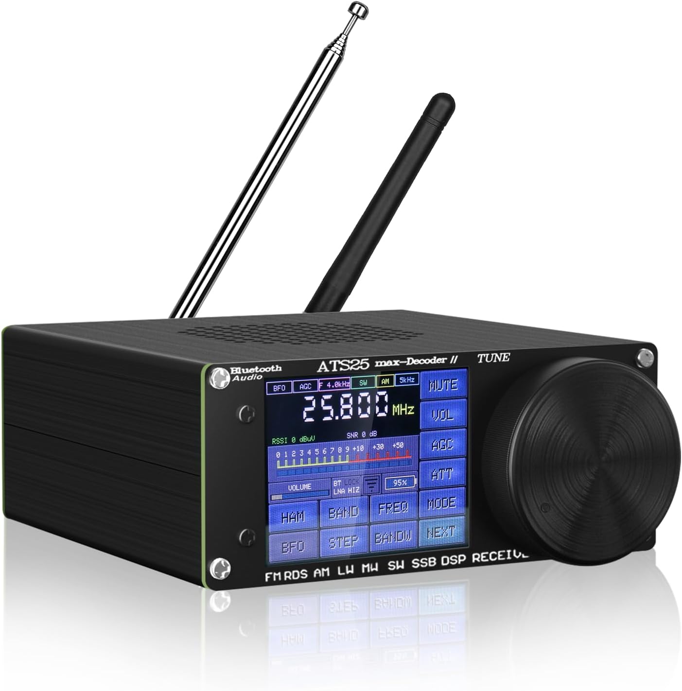 Amazon.com: AST25 MAX-Decoder ii Si4732 Shortwave Radio Receiver V4.17 ...