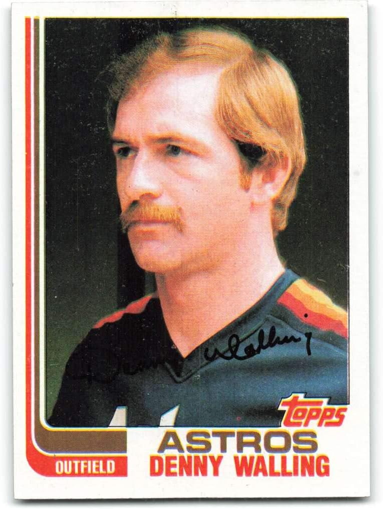 Amazon.com: 1982 Topps Baseball #147 Denny Walling Houston Astros ...