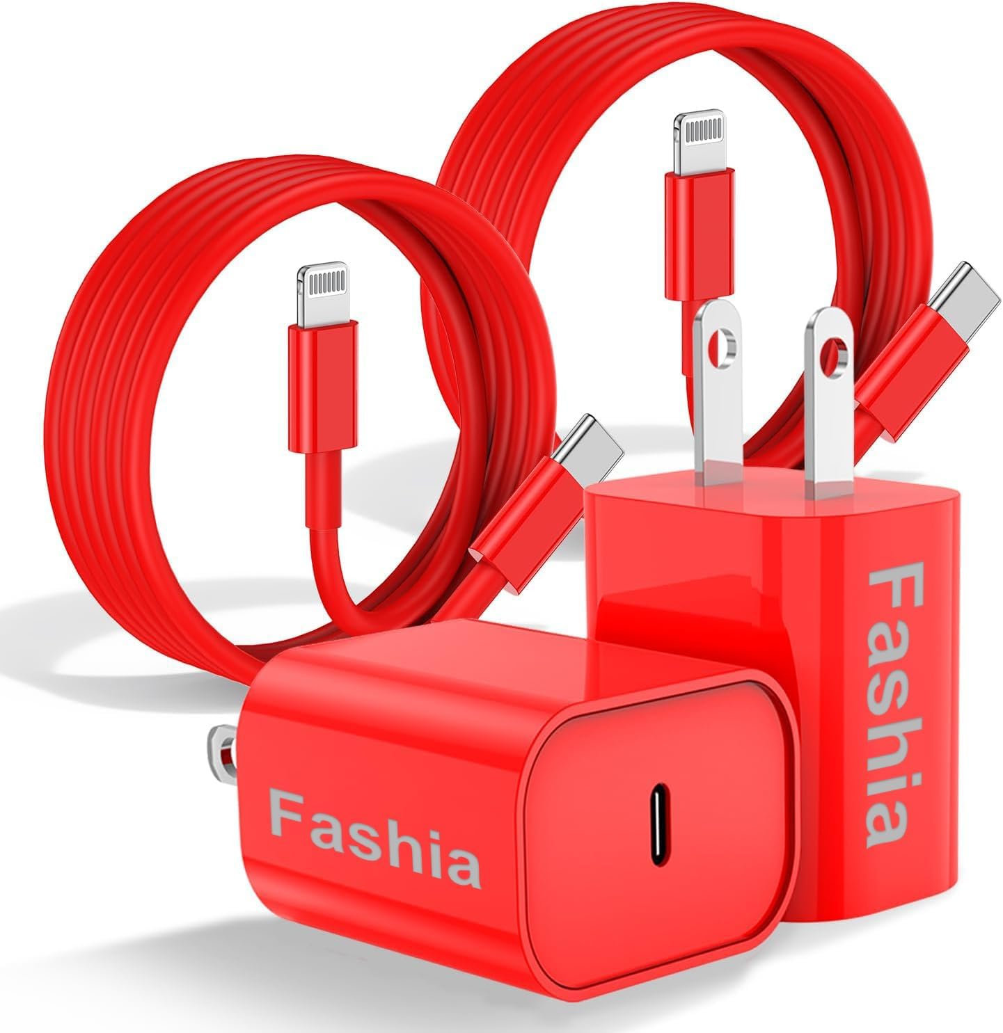 Amazon.com: HALIHALL [MFI Certified] iPhone Charger Block USB C Fast ...