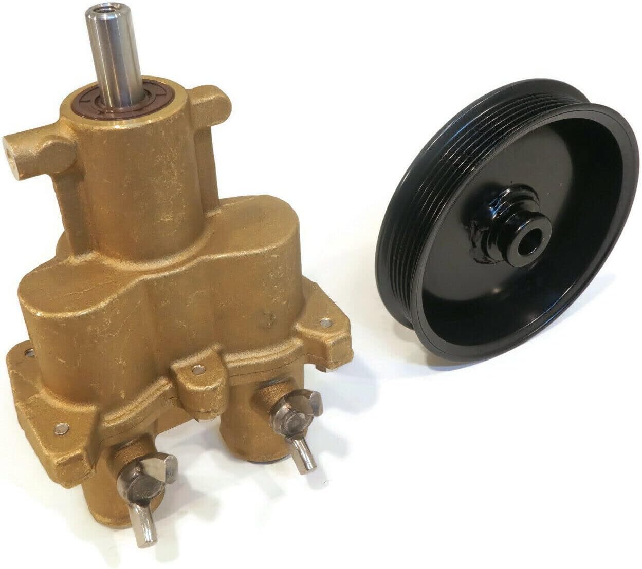 The ROP Shop | Raw Sea Water Pump with Pulley for Mercury, MerCruiser ...
