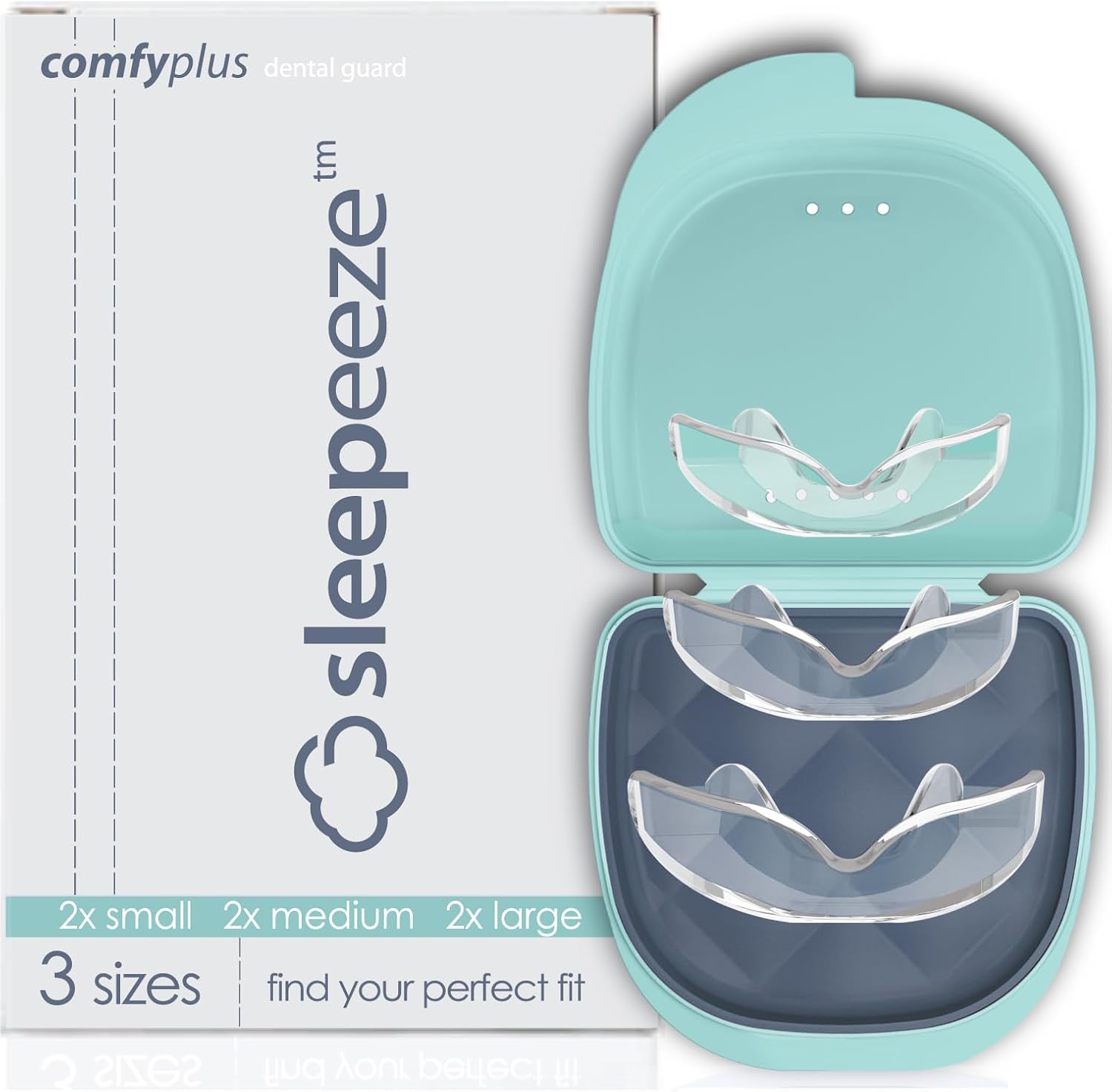 Amazon.com: Sleepeeze Dental Guard, 6 x Nightguard 3 x Sizes, TMJ Mouth ...