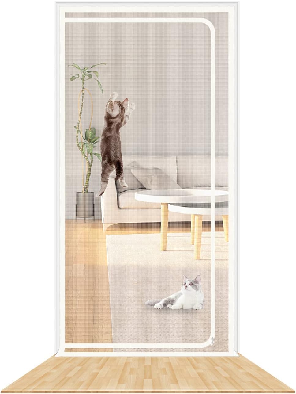 Magnetic Screen Door for Pets – Premium Reinforced Pet-Friendly Design ...