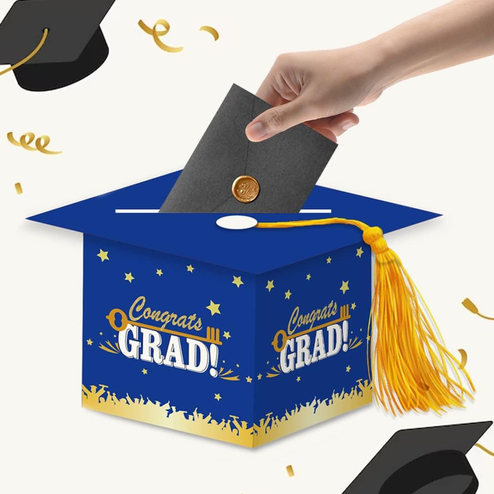 Amazon.com: 2025 Graduation Card Box with Tassel, Congrats Graduation ...