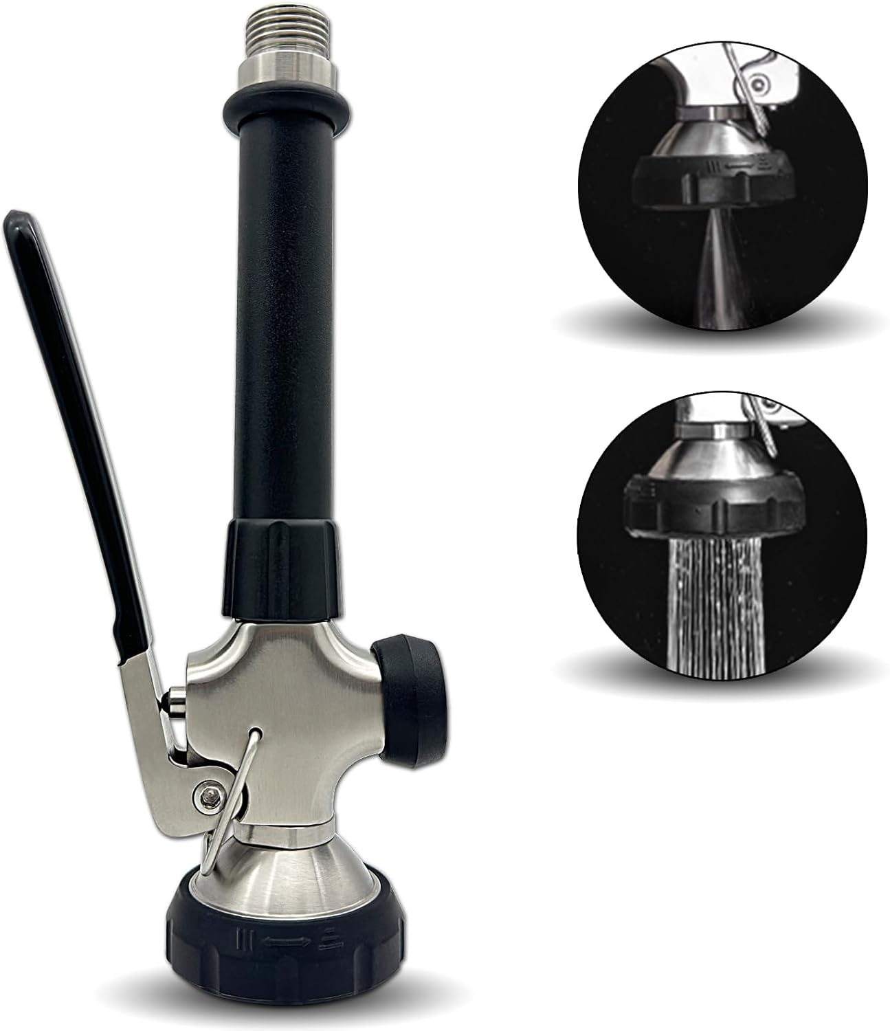 Achelous Pre Rinse Spray Commercial Sink Faucet Sprayer Dual Function ...