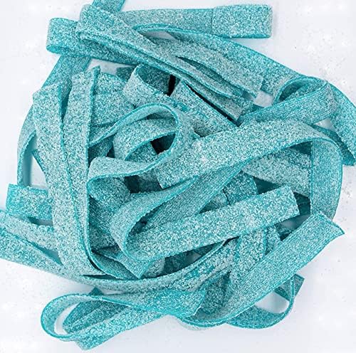Amazon.com : SweetGlob Sour Gummy Belts Candy (2 Pound, Sour Blue ...