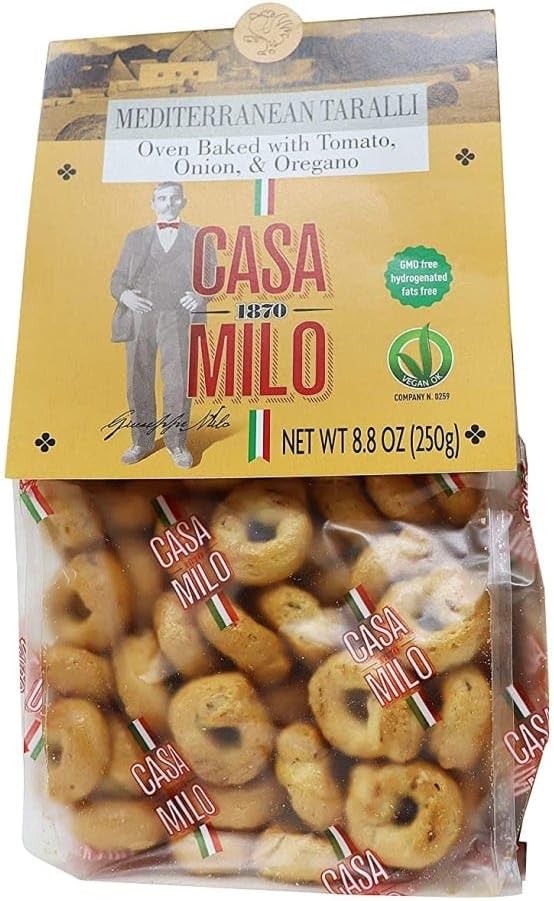 Amazon.com: Casa Milo Mediterranean Taralli (12 x 8.8 ounces) : Grocery ...