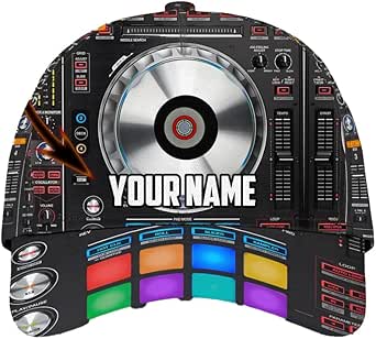 Personalized DJ Hat, Custom Name DJ Cap, Flashing LED Hat – Sound ...