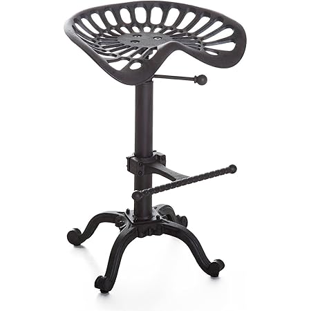 Amazon.com: Diwhy Rustic Industrial Farmhouse Tractor Seat Counter ...