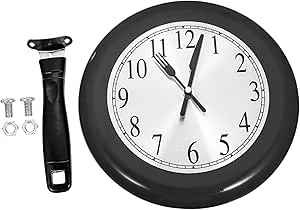 Amazon.com: Yardenfun 1set Frying Pan Shape Wall Clock Silent ...