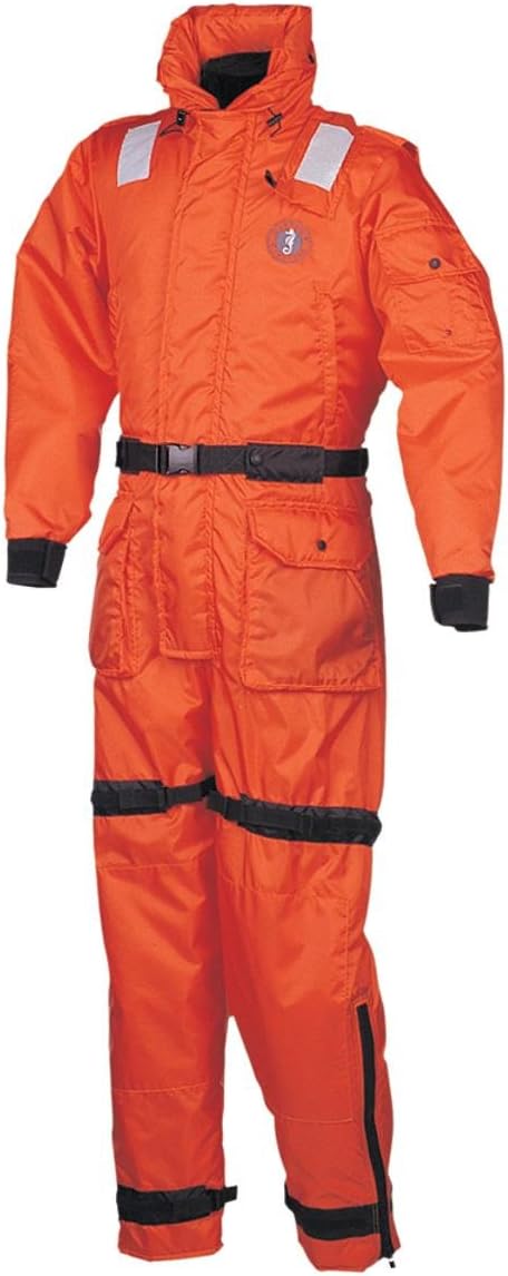 Amazon.com : Mustang Survival Deluxe Anti-Exposure Coverall and ...