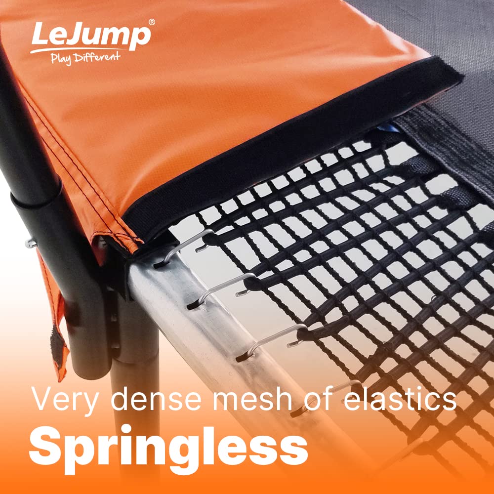 Snapklik.com : Outdoor Springless Trampolines LeJump Flora 14 FT Non ...