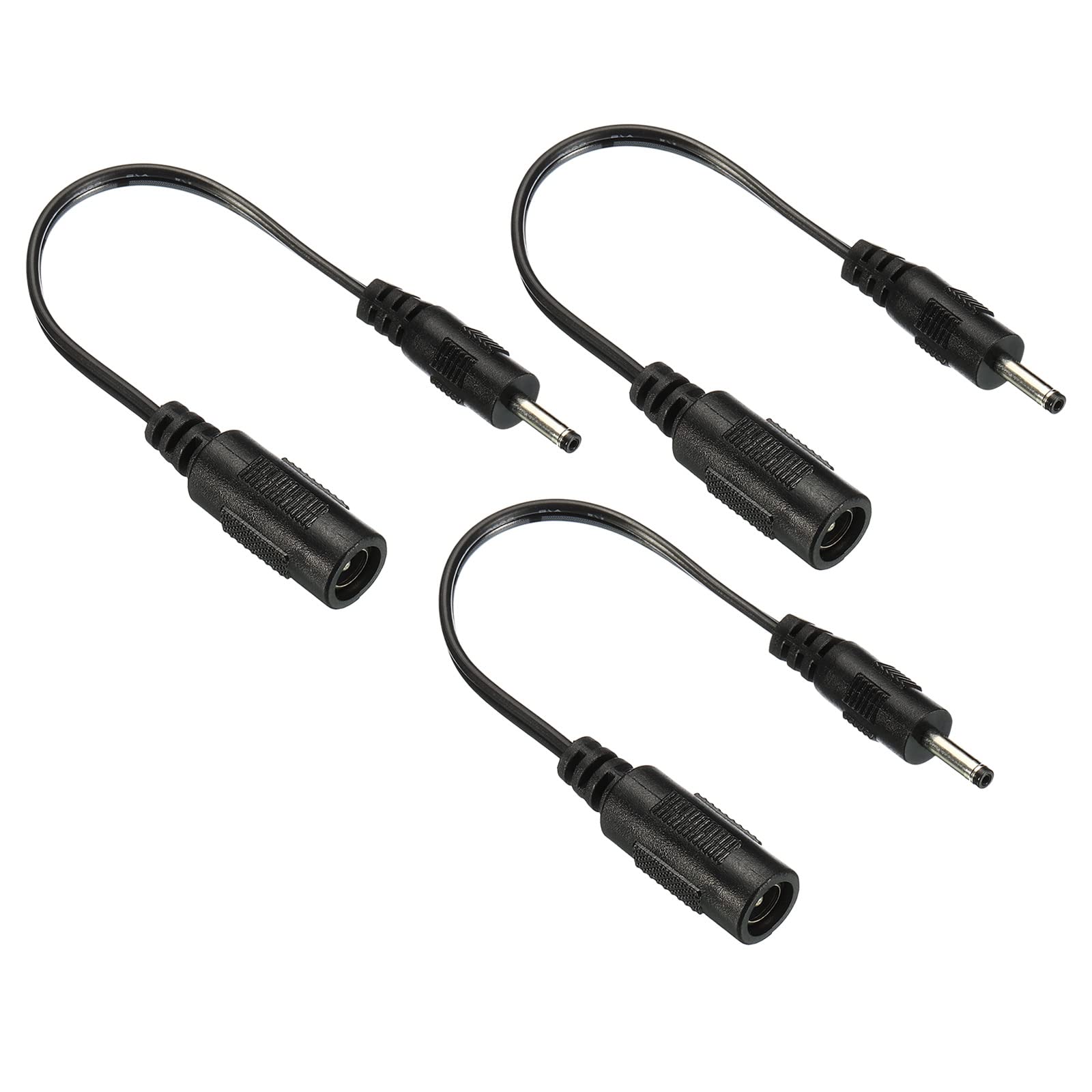 Amazon.com: MECCANIXITY DC Extension Cable 5.5x2.1mm Female to 3x1.1mm ...