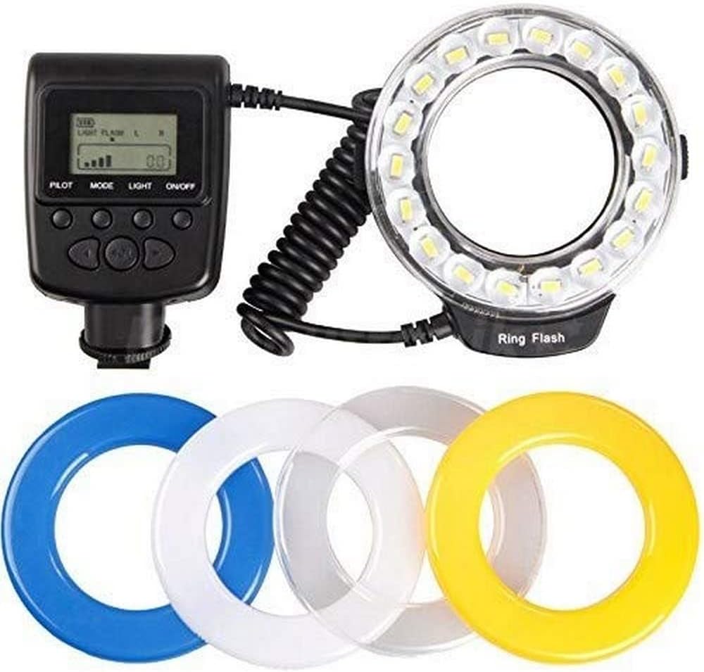 Amazon.com : Polaroid 18 Super Bright Macro SMD LED Ring Flash & Light ...