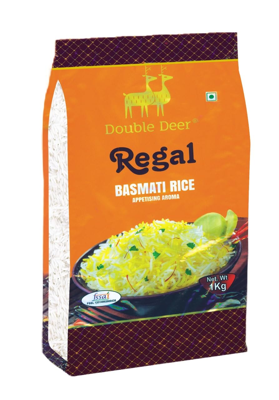 DOUBLE DEER - REGAL Basmati Rice 1kG : Amazon.in: Grocery & Gourmet Foods