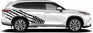 Amazon.com - Side Door Big US Flag Graphics Stickers Decals Compatible ...