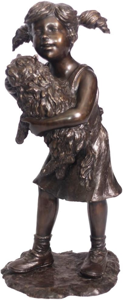 Amazon.com : World of Bronze Statues Warehouse RGA0747 Little Girl ...