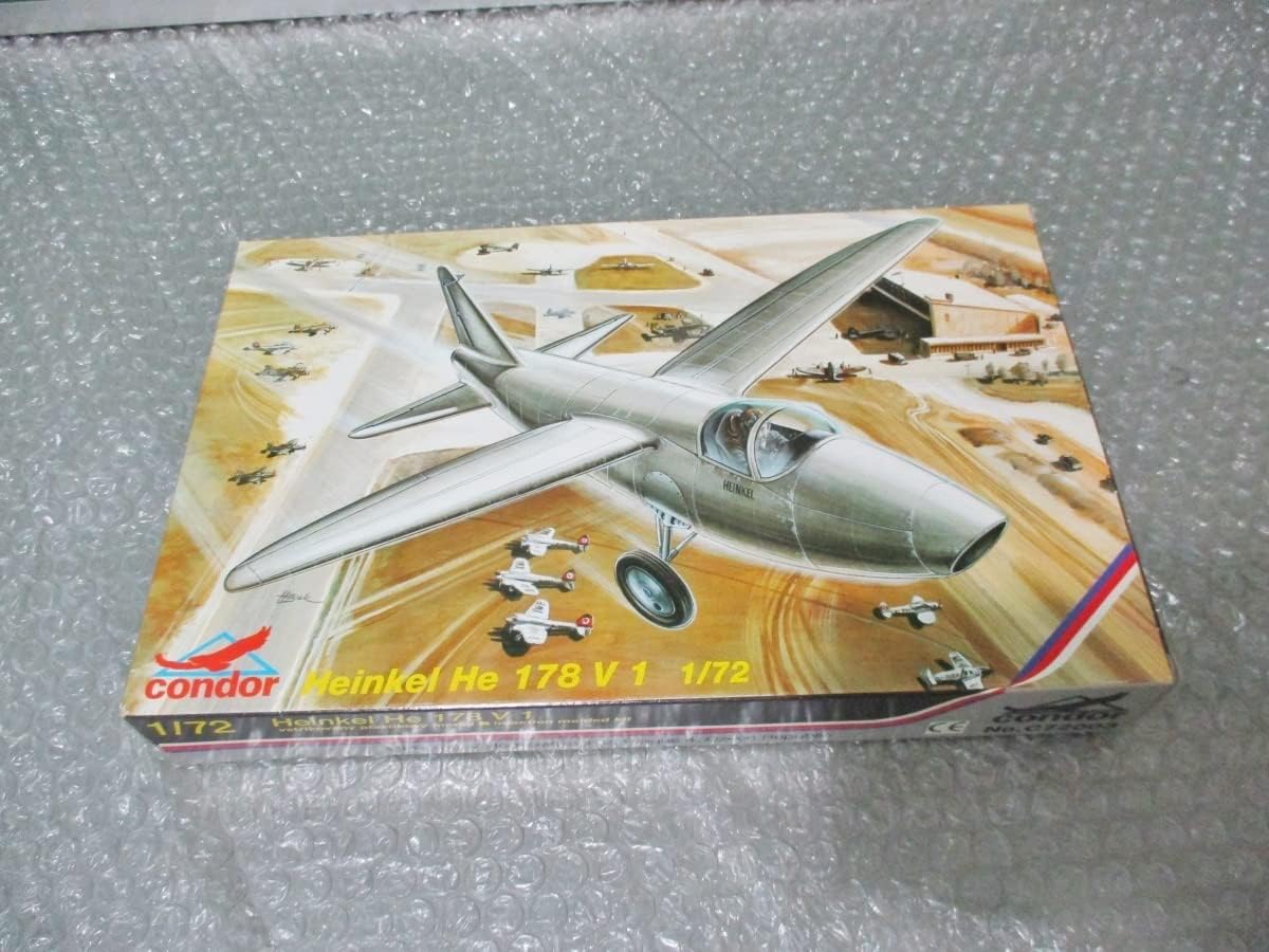 Amazon.co.jp: プラモデル コンドル condor 1/72 ハインケル He 178 V1 Heinkel He 178 V1 ...