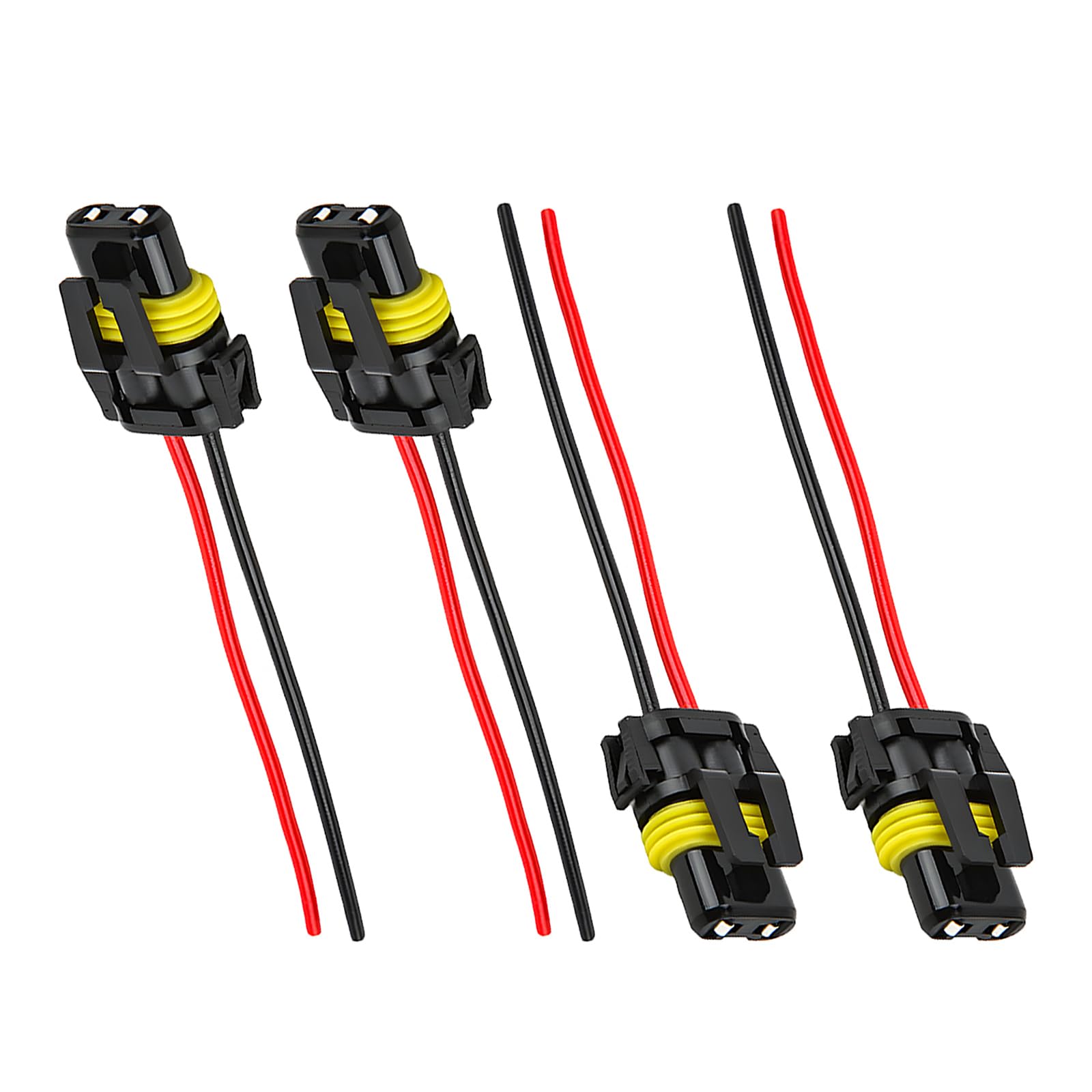 Snapklik.com : Suvnie 4 PCS 9005 9006 9012 HB3 HB4 Female Adapter ...
