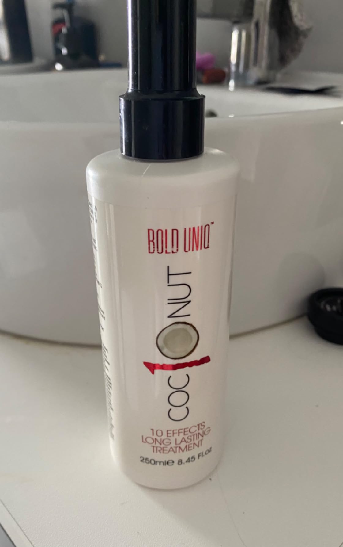 Coconut Heat Protectant Spray For Hair - Leave-In Hair Protect ...
