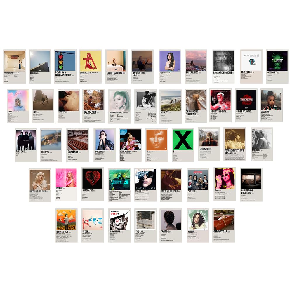 Trendy Wall Collage Kit Gifts For Fans 50 Pcs Album | Desertcart INDIA