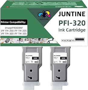 Amazon.com: PFI-320 Pigment Ink Tank Cartridge Replacement for Canon PFI-320MBK PFI-320BK PFI ...