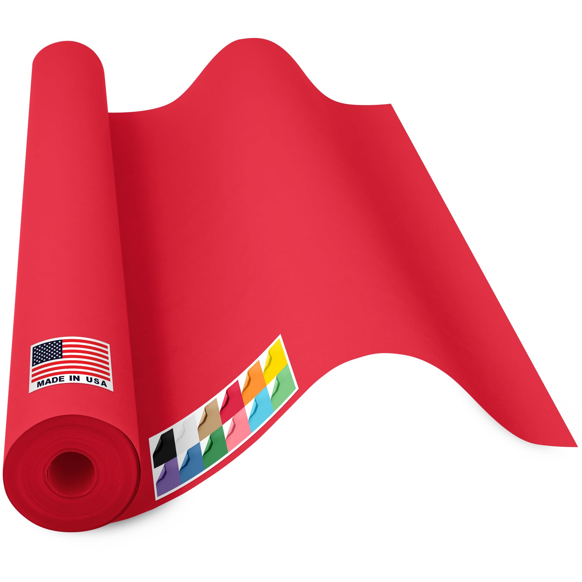 Amazon.com: Paclord USA Made 36" x 1200" Red Kraft Paper Roll, 45 lbs ...