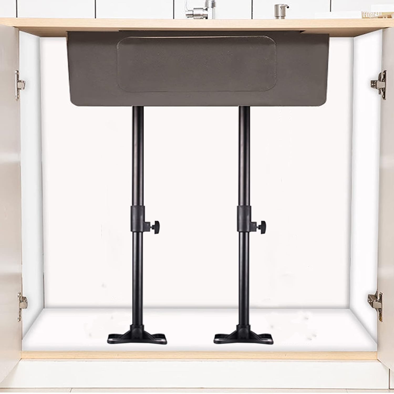 PEALOV Undermount Sink Support Bracket,Punch-Free Undermount Sink ...