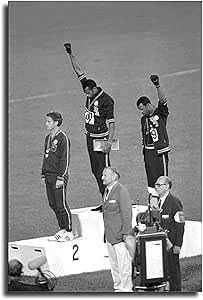Amazon.com: 1968 Olympic Champion Black Power Civil Rights Movement ...