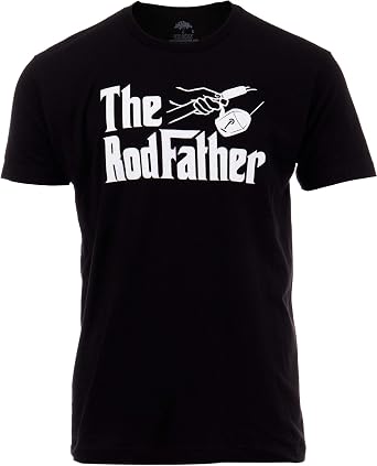 The Rodfather | Funny Fishing Rod Father Fish Pole Fisherman Joke Dad ...