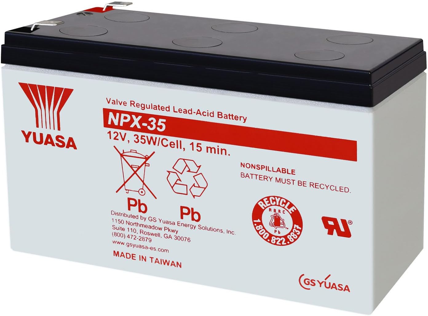 Amazon.com: BATTERY NPX-35 12V 35WPC BATTERY REPLACEMENT : Health ...