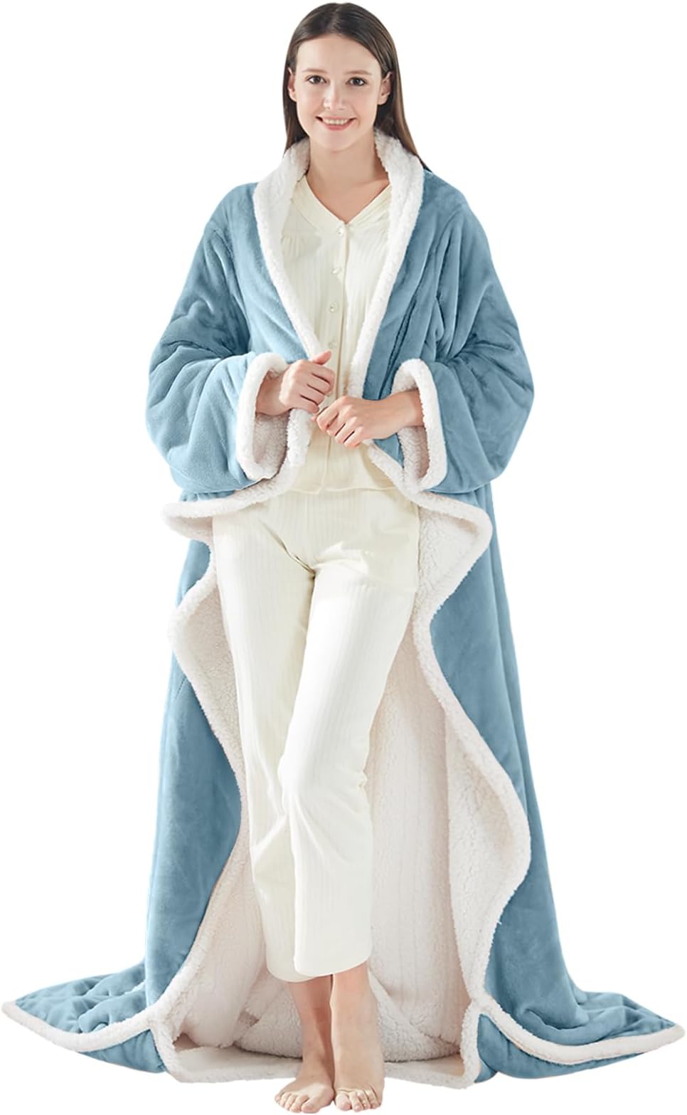 Sealy Electric Blanket Wearable With Foot Pocket Electric Snuggle ...