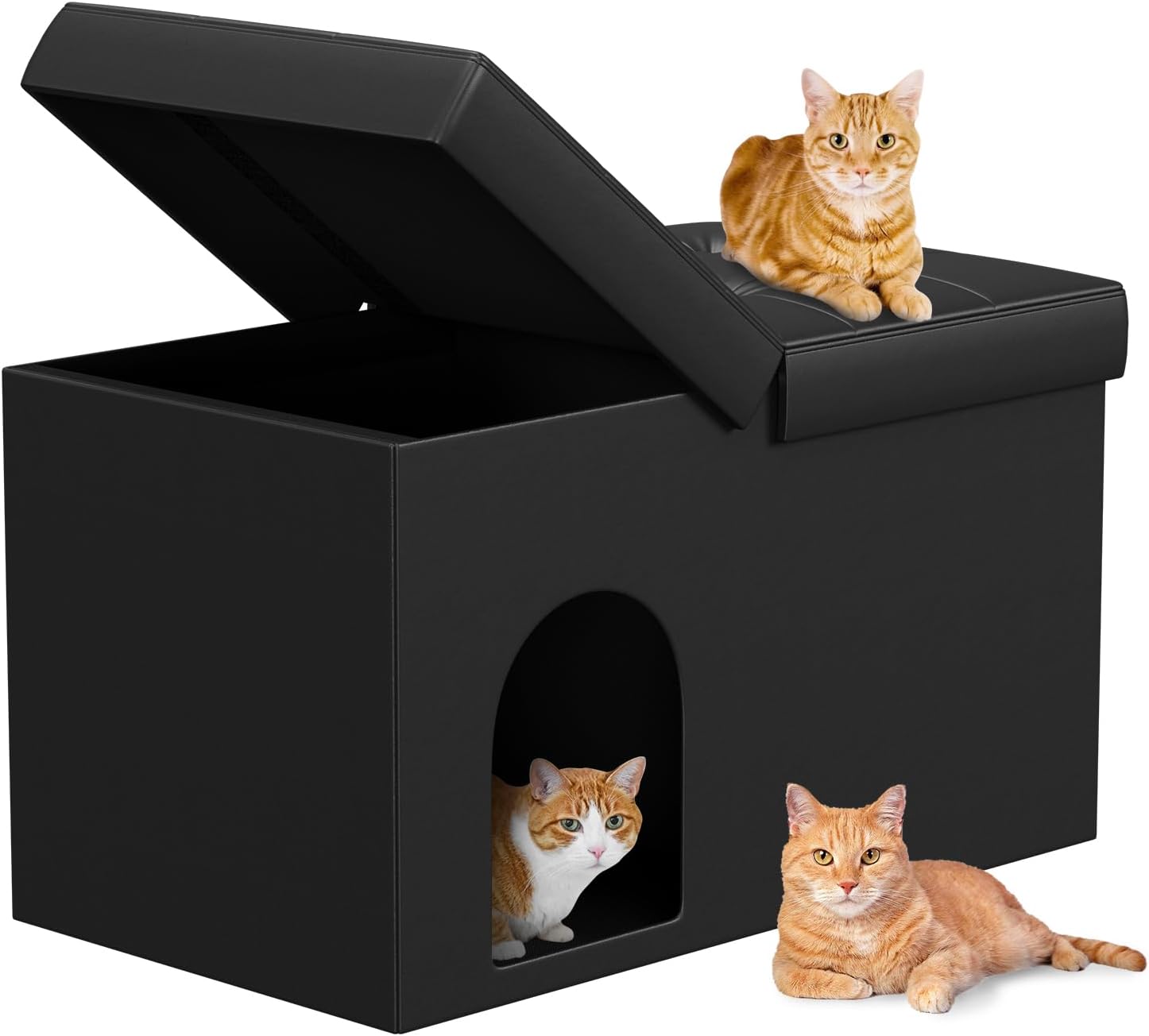 Amazon.com: MESTYL Extra Large Cat Litter Box Enclosure, 34"x20"x20 ...