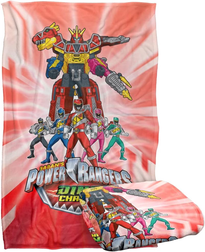 Amazon.com: Saban Power Rangers Megazord Fleece Blanket 45" x 60" Large ...