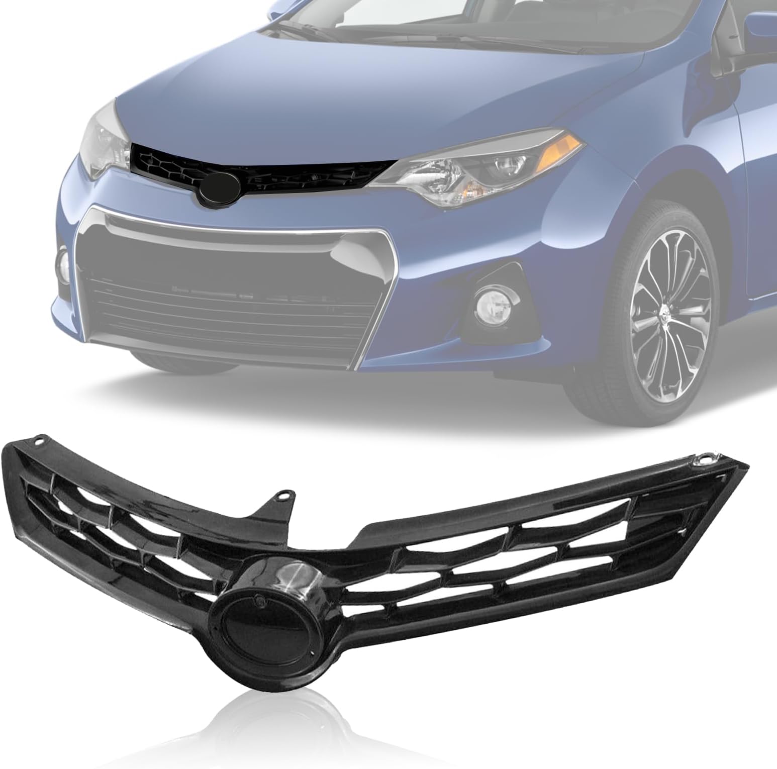 Amazon.com: PENSUN Front Bumper Upper Grill Fit for 2014 2015 2016 ...