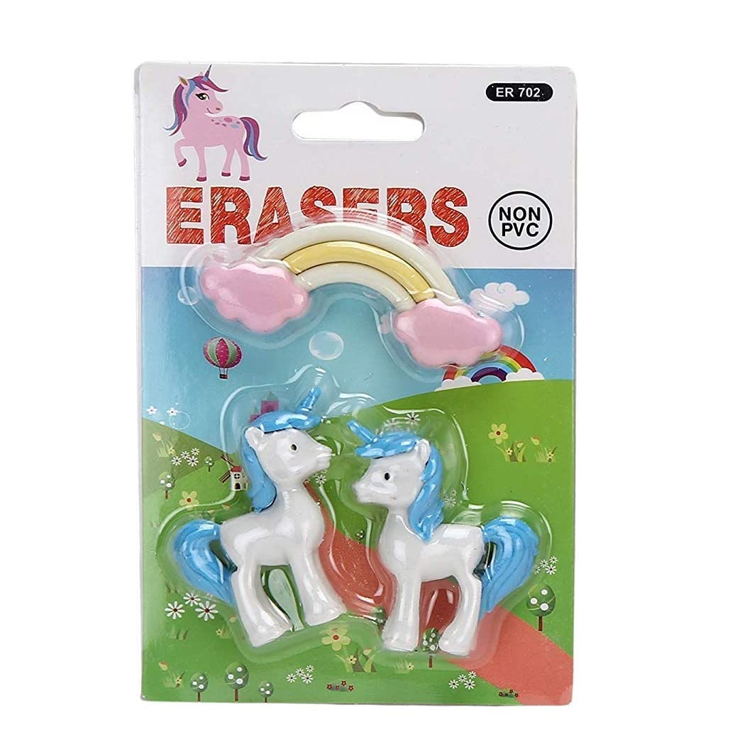 Buy Parteet Magical Rainbow Unicorn Eraser Pack - Set of 2 for kids ...