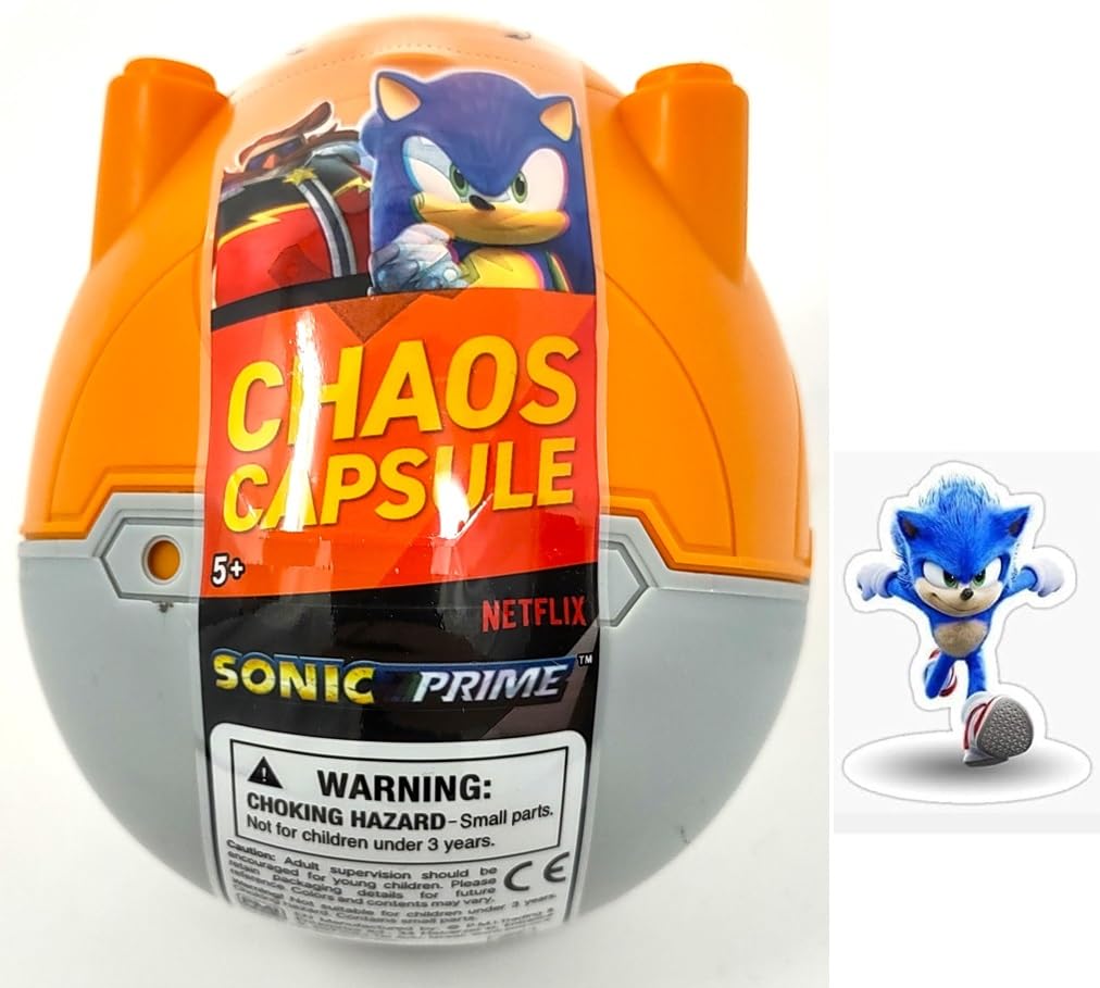Amazon.com: Sonic Prime Paradox Chaos Capsule, 1 Blind Box, Bonus ...