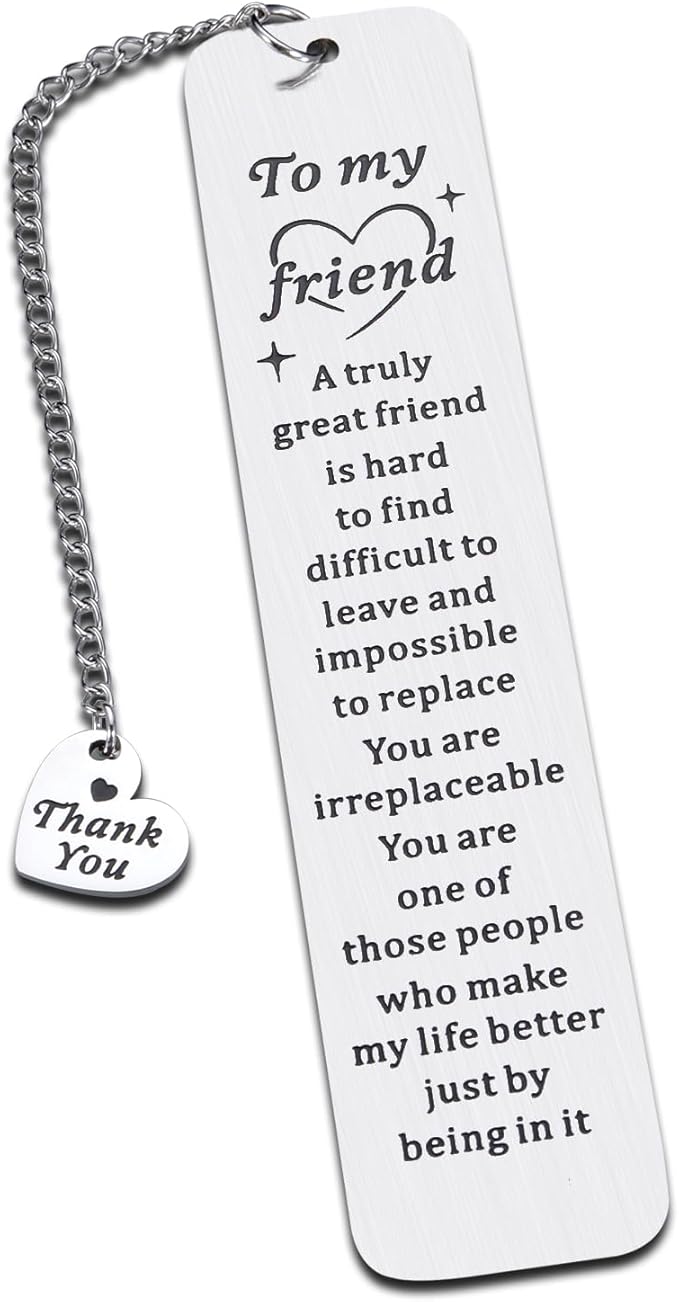 Amazon.com: Bookmark Gifts for Best Friend Friendship Gift for Women ...
