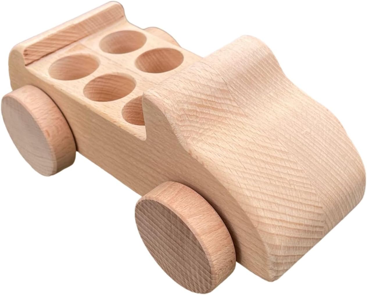 Amazon.com: My Felt Story Wooden Peg Doll Car | 6 Seat Passenger Play ...