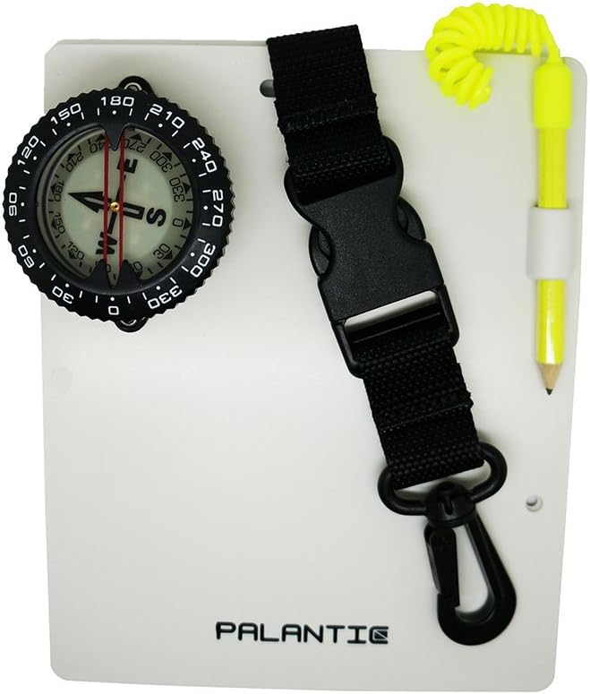 Palantic SCWS-7B Scuba Dive Writing Slate with Compass and Pencil ...