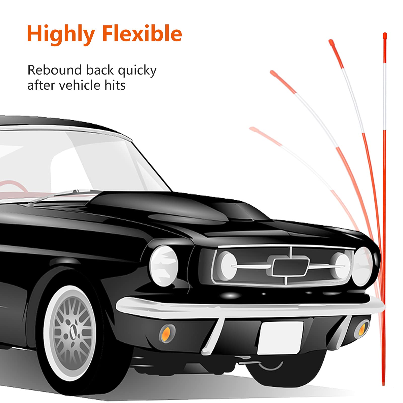 Snapklik.com : Tingyuan 20 Pack Driveway Markers