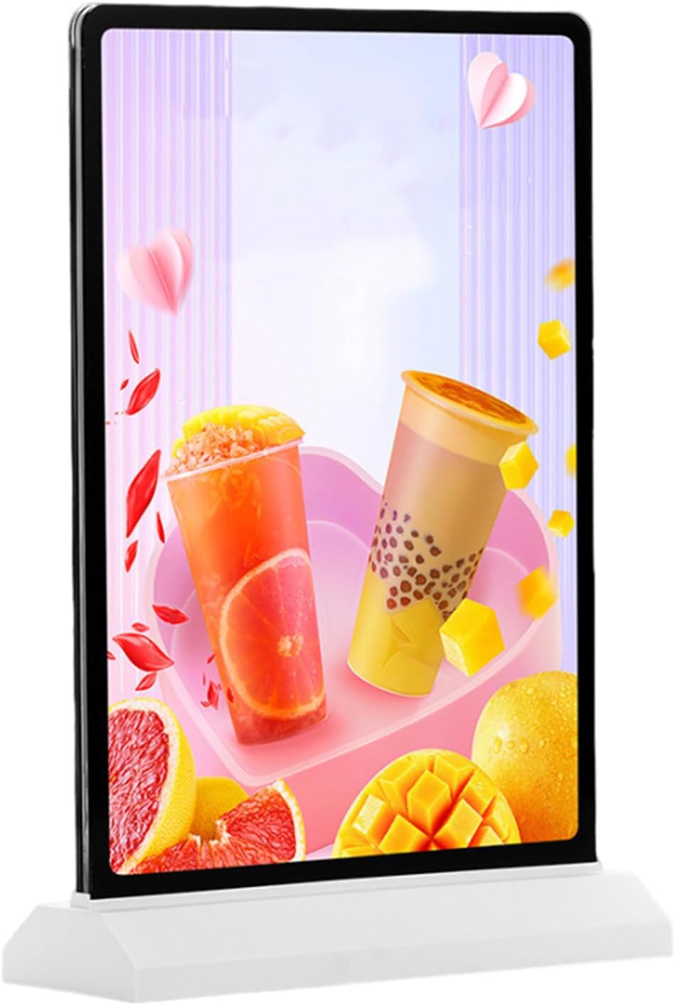 Amazon.com: FXNFXLA LED Light Box Sign Holders, Store Clear Table Top ...