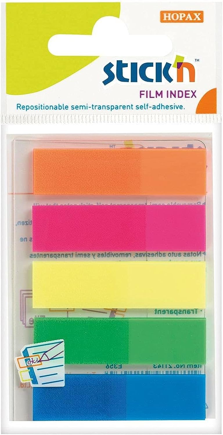 D.RECT Adhesive Strips Page Marker Index Sticky Marker Film Text Strips ...