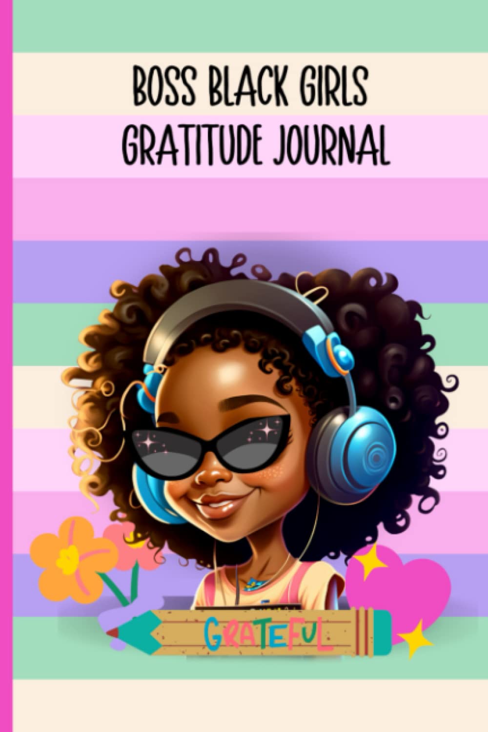 Boss Black Girl Gratitude Journal: Daily self-reflection journal with ...