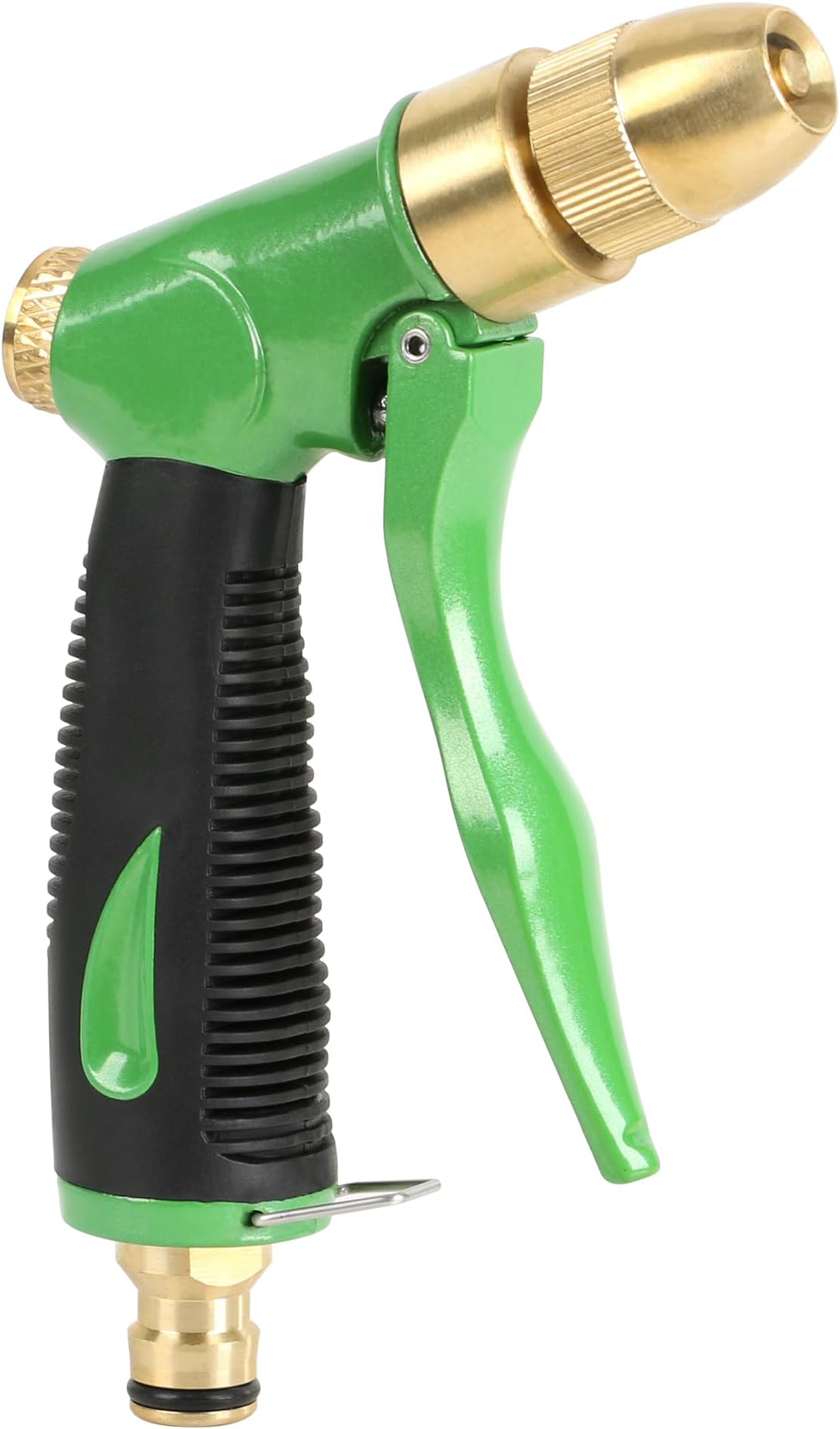 FANHAO Hose Pipe Spray Gun with Brass Tip, 100% Heavy Duty Metal Hose ...