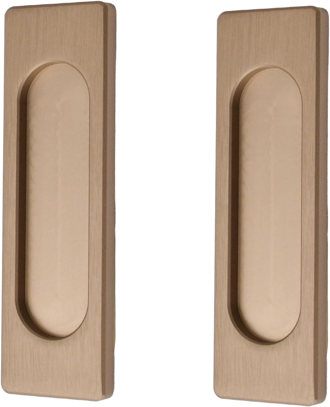 MOROBOR Self-Stick Rectangular Sliding Door Pulls, 2pcs Aluminum Alloy ...