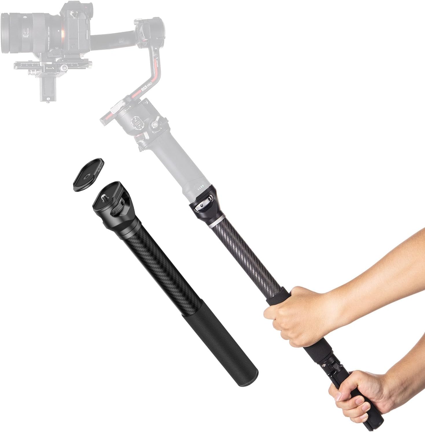 Amazon.com : SmallRig Gimbal Extension Pole, 15" / 37cm Carbon Fiber ...