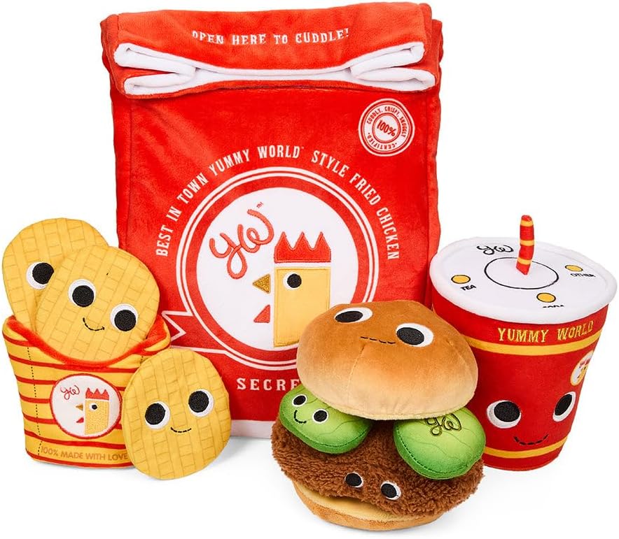 Amazon.com: Kidrobot Yummy World Chicky Meal 11 Inch Interactive Plush ...